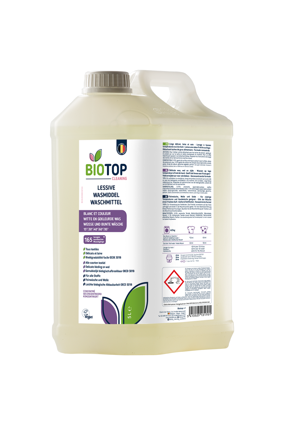 Biotop SRL | Lessive liquide 5L - Biotop SRL